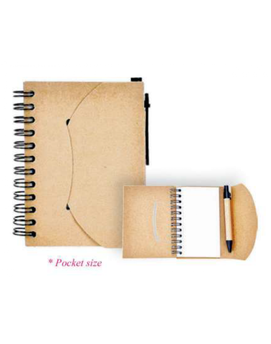 [Notebook] ECO Notebook with Pen (Pocket Size) - ENB104